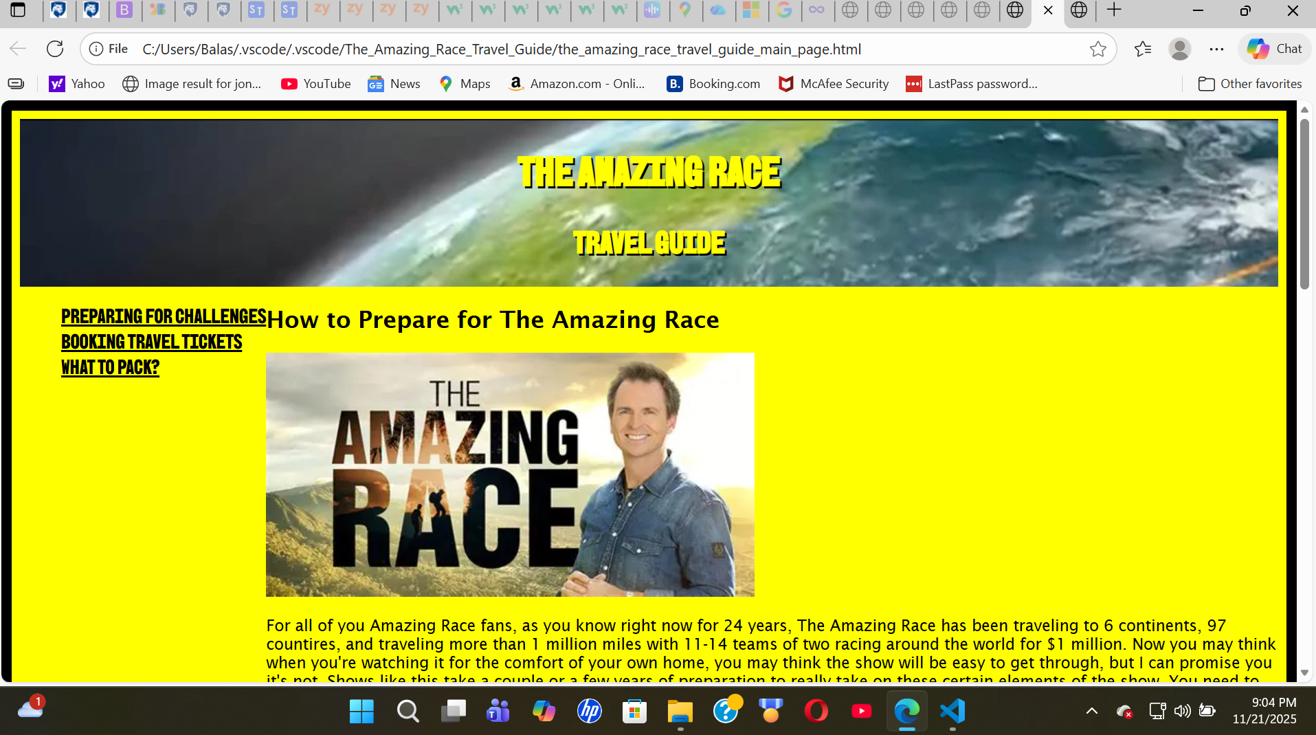 Caleb Balas's Epic Web Development Portfolio